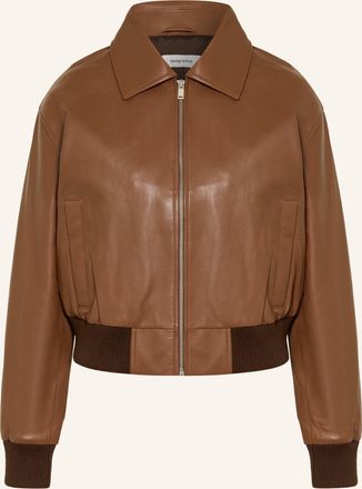 Darling Harbour Darling Harbour Lederblouson braun