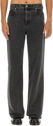 Alexander McQueen Baggy Silhouette Jeans - Gray