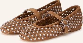 Steve Madden Mary-Jane-Ballerinas Rerun Mit Schmucksteinen braun