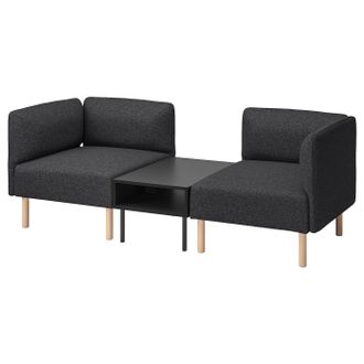 IKEA LILLEHEM 2er-Sitzelement mit Ablage