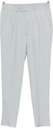 Eleventy Homme, Pantalons, Bleu, Taille: 2XL Pleated Pantalons