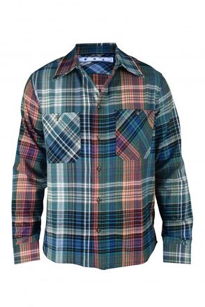 Off-white Kariertes Hemd Blau