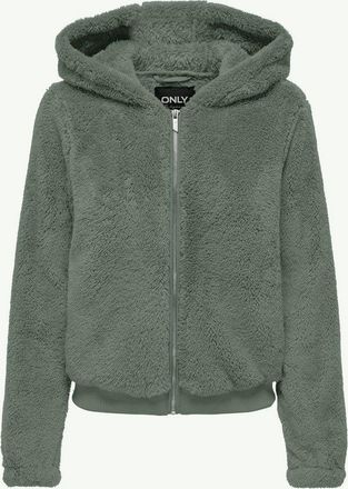 Only Kapuzenpl&uuml;schjacke ONLNEWANNA CONTACT SHERPA JKT OTW NOOS Kunstfaser