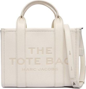 Marc Jacobs Handtasche The Leather Small Tote Bag H009L01SP21 Écru