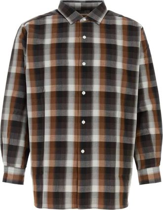 Nanam&iacute;ca Homme, Chemises, Multicolore, Taille: S Chemise Oversize Brod&eacute;e en M&eacute;lange de Coton