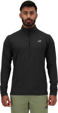 New Balance Laufshirt Space Dye 1/4 Zip mit Label