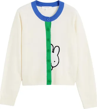 Chinti and Parker Strickjacke Miffy Peek