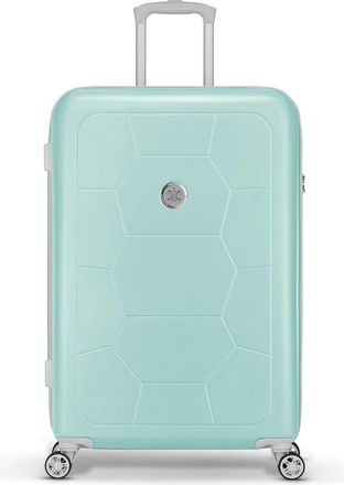 SuitSuit Koffer Groß 75 cm - Hartschalen Reisekoffer mit Rollen - Zahlenschloss - 94 L - Caretta Soft Lime