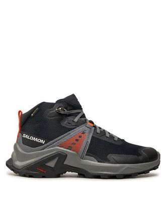 Salomon Trekkingschuhe X Raise Mid Gore-Tex L47458000 Schwarz