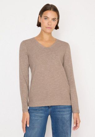 Cecil Strickpullover im Melange Look