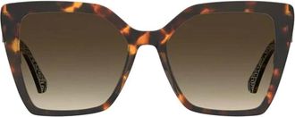 Love Moschino Femme, Accessoires, Brun, Taille: 54 MM Lunettes de soleil oeil de chat