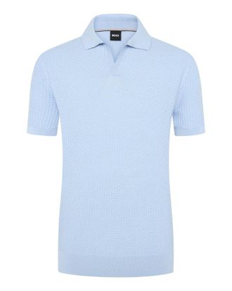 HUGO BOSS leichtes Poloshirt aus Baumwolle in