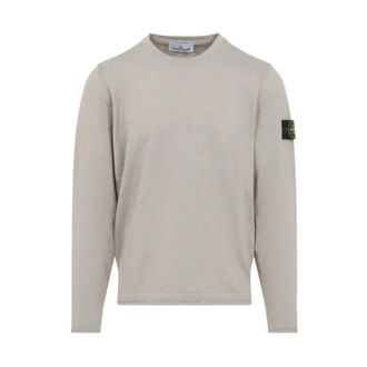 Stone Island Klassischer Sweater mit Rundhalsausschnitt - - Knitwear - Herren - Grau - 2XL