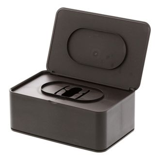 Yamazaki Tableware Home - Wischtuchspender Aufbewahrungsbox, ABS-Kunstharz, Braun, One Size