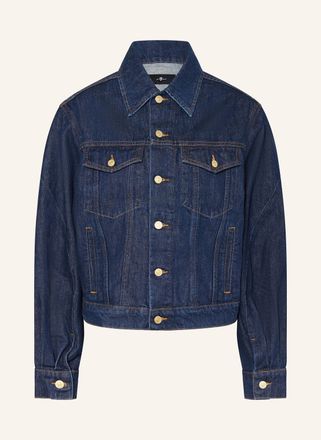 7 For All Mankind Jeansjacke Twisted blau