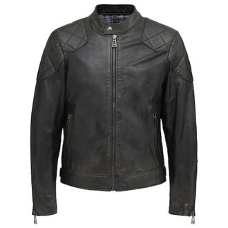 Belstaff Hand Waxed Lederjacke in Schwarz - - Jackets - Herren - Schwarzk - S