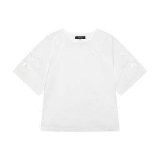 Max Mara Targa Bluse - - Tops - Damen - Wei&szlig; - XS