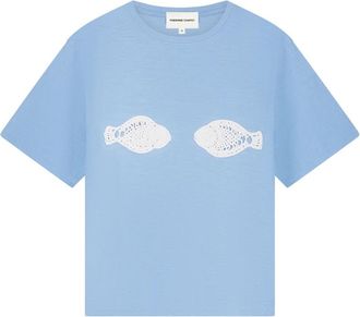 Fab By Fabienne Chapot Flo T-Shirt - - Tops - Damen - Blau - XL