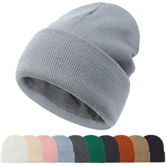 Dreshow Warme Strickm&uuml;tze f&uuml;r Damen Herren Winterm&uuml;tzen f&uuml;r Unisex Dicke Beanie M&uuml;tze f&uuml;r extreme K&auml;lte