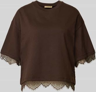 Smith & Soul T-Shirt mit Spitzenbesatz