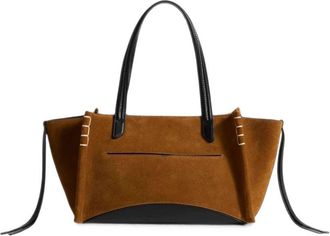 032c Elongated Loafer Cabas Tote Bag - Camel