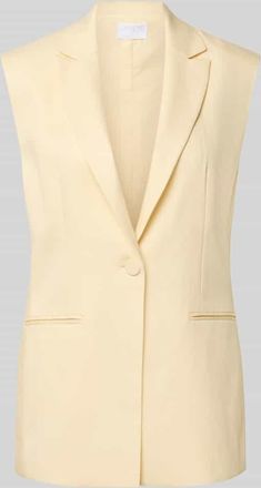 Jake*s Weste mit Reverskragen und Knopfverschluss