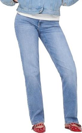 Only Low Waist Straight Onllopez Tai476 Taille Basse Droite DNM, Bleu Jeans Clair, 27W / 32L Femmes