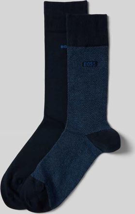 HUGO BOSS Strümpfe aus Baumwoll-Mix im 2er-Pack