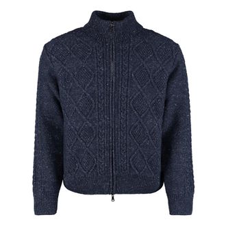 Paul & Shark Kuscheliger Zopfmuster-Rollkragenpullover - - Knitwear - Herren - Blau - M