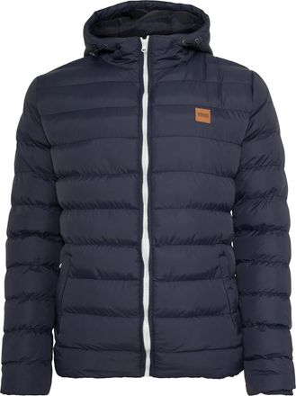 Urban Classics Basic Steppjacke f&uuml;r Herren (Wei&szlig;/Marineblau)