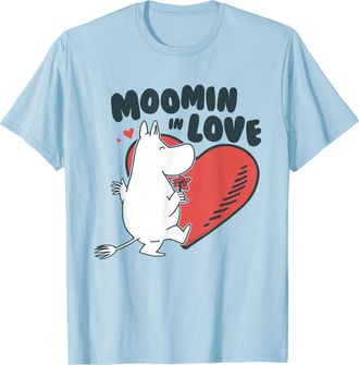 Moomin In Love Moomintroll Herz T-Shirt