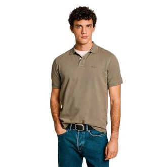 Pepe Jeans London New Oliver GD Polo, Vert Pierre, S Homme
