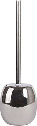 MSV Bad Serie Dakhla WC B&uuml;rste Toilettenb&uuml;rste aus Keramik Silber