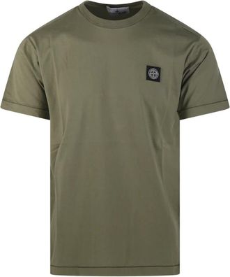 Stone Island Homme, Tops, Vert, Taille: L SS T-Shirt