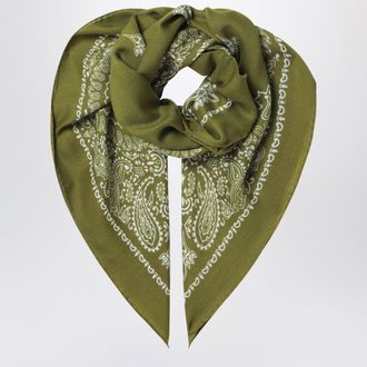 Destin Pistazienfarbenes Judy Bandana-Tuch aus Wolle
