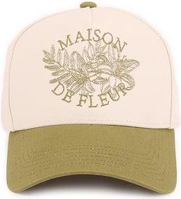 Only the Blind Casquette Maison de fleur en coton