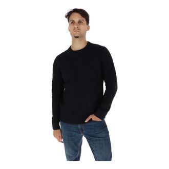 Superdry Rundhals-Strickpullover - - Knitwear - Herren - Blau - M