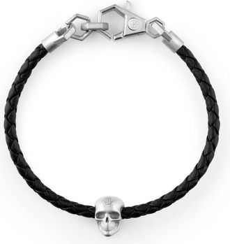 Philipp Plein Homme, Accessoires, Noir, Taille: ONE Size Pjyea13Bu Bracelet