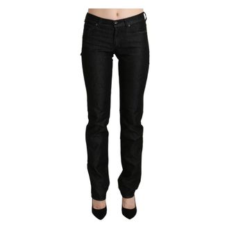 Ermanno Scervino Femme, Jeans, Noir, Taille: W28 Pantalon Slim Skinny Taille Moyenne