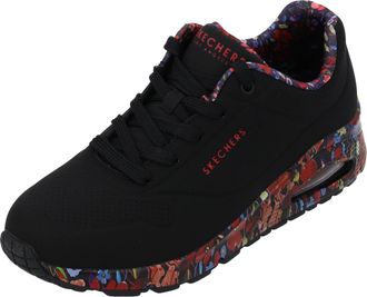 Skechers UNO - Majestic Garden 155583-BKMT, Women Sneakers, Black, 38 EU