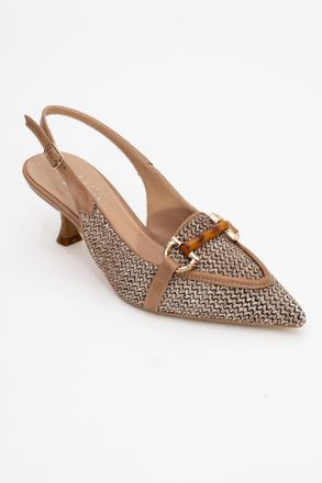 Prologue Osca Spitzer Slingback-Pumps mit Schnalle