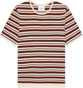 Nn.07 T-shirt ray&eacute; en maille de coton