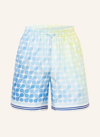 Casablanca Seidenshorts blau