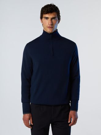 North Sails Pullover Halber Rei&szlig;verschluss mit Schlitzen
