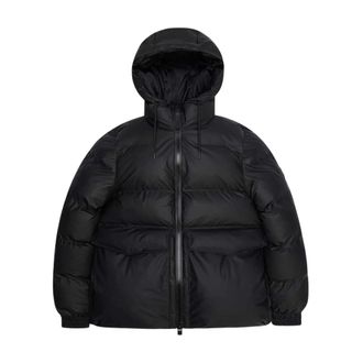 Rains Alta A-Line Puffer W Jacket - Homme - Vestes - Noir - Taille: L