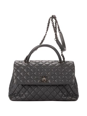 Chanel sac port&eacute; &eacute;paule matelass&eacute; Timeless - Gris