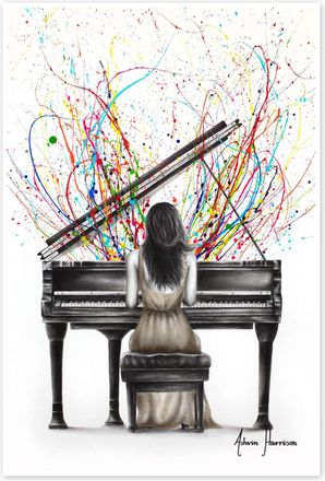 Posterlounge Fl&uuml;gel Solo Poster von Ashvin Harrison 60 x 90 cm Wandbilder Wanddeko