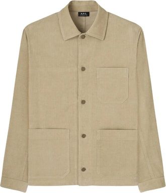 A.P.C. New Rodney Jacket - - Jackets - Herren - Beige - XL