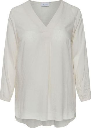 Fransa Plus Size Selection - FPCOYA TU 1 - Tunic - 20611094, Größe:50, Farbe:Blanc de Blanc (114800)