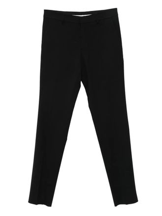 John Richmond pantalon en laine &agrave; bords francs - Noir